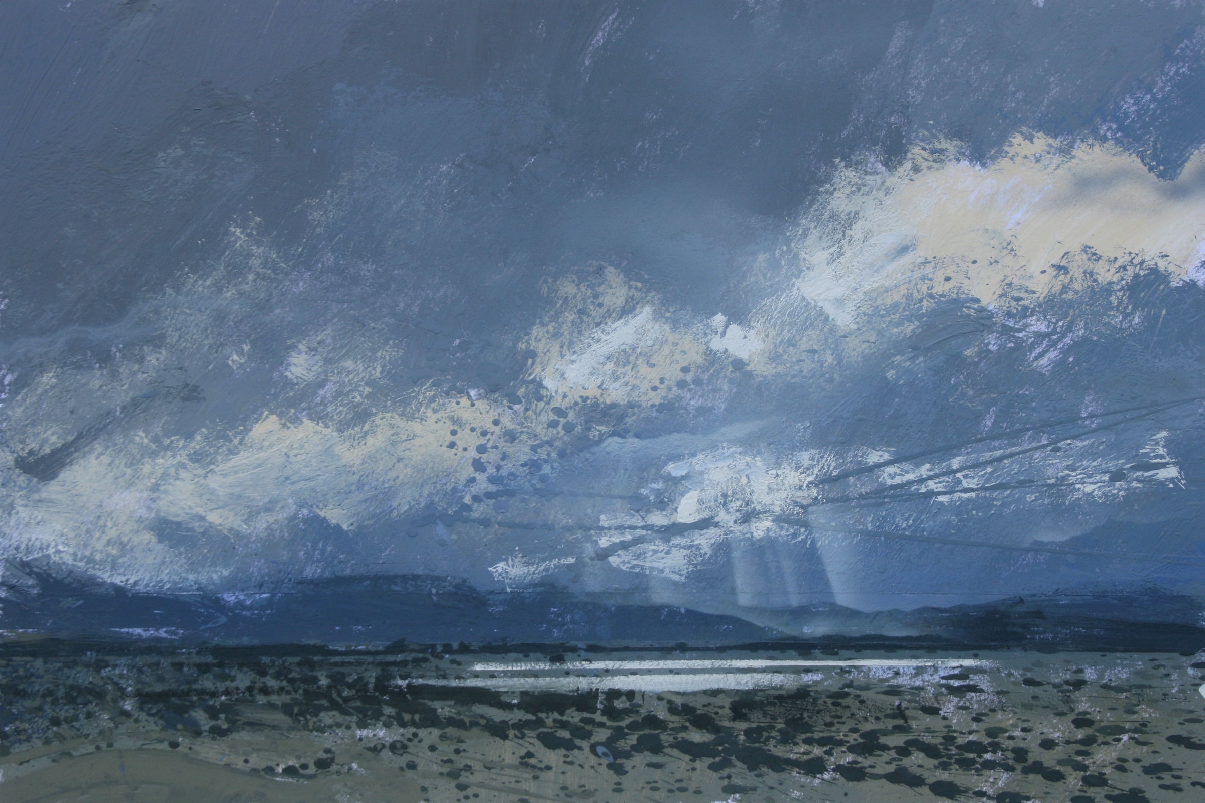 Sunrays on the lower reaches of the Dysynni Painting | original work ...